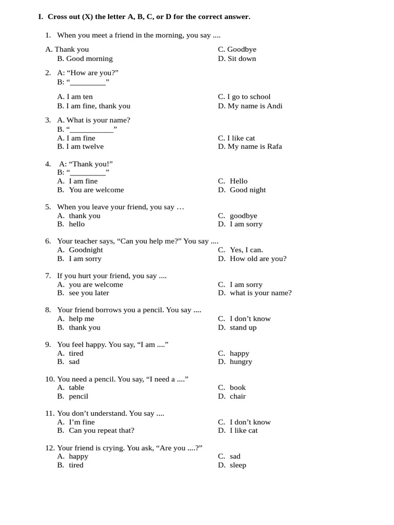 Latihan Bahasa Inggris Aidan | PDF | Kitchen | Room