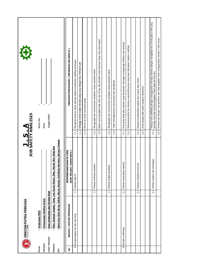 Pemasangan Dinding Partisi | PDF