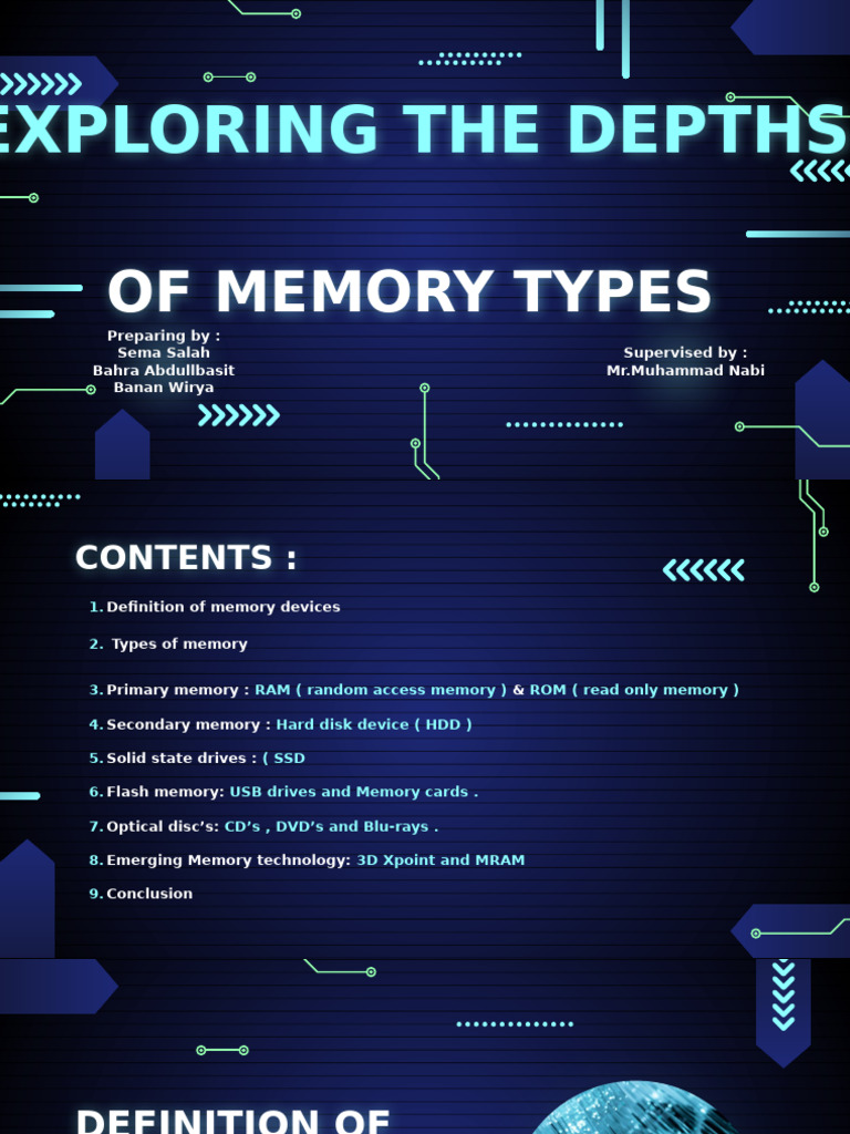 Overview of Memory Device Types | PDF | Computer Data Storage | Read ...