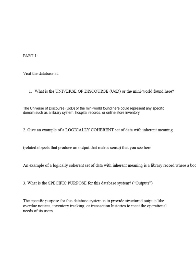 Database Design for Library & Fitness Center | PDF | Databases ...