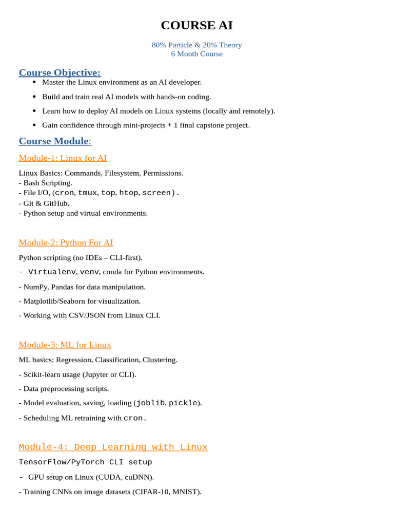 AI Syllabus | PDF