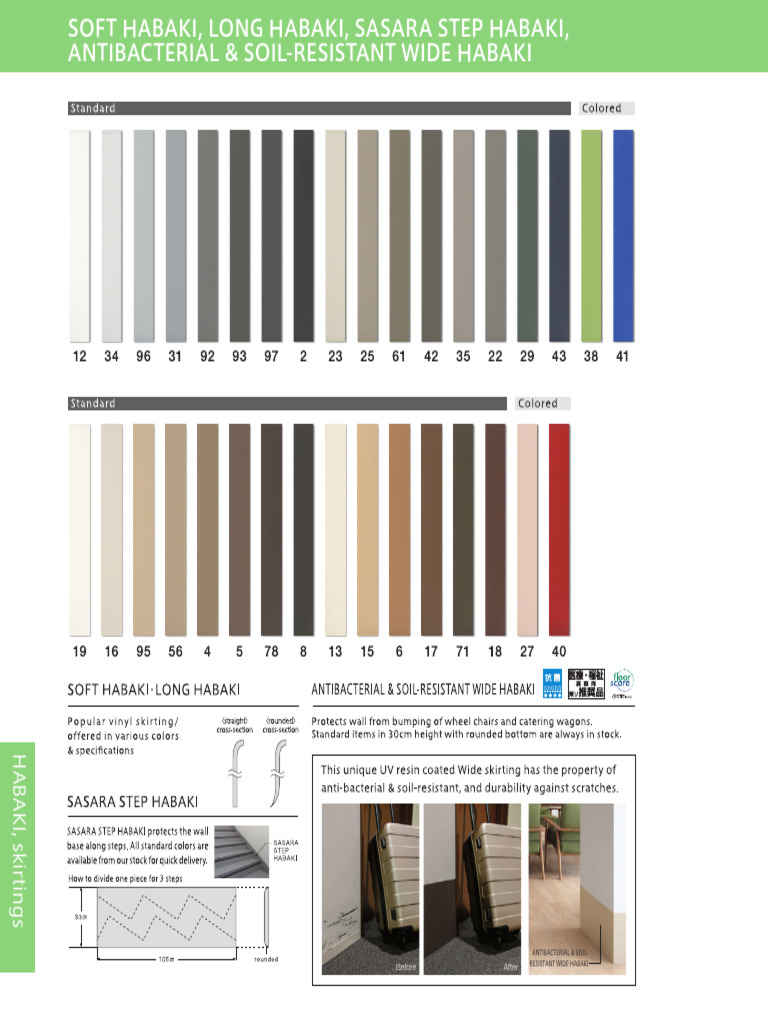 Toli Vinyl Baseboard Brochure | PDF | Adhesive | Building Engineering