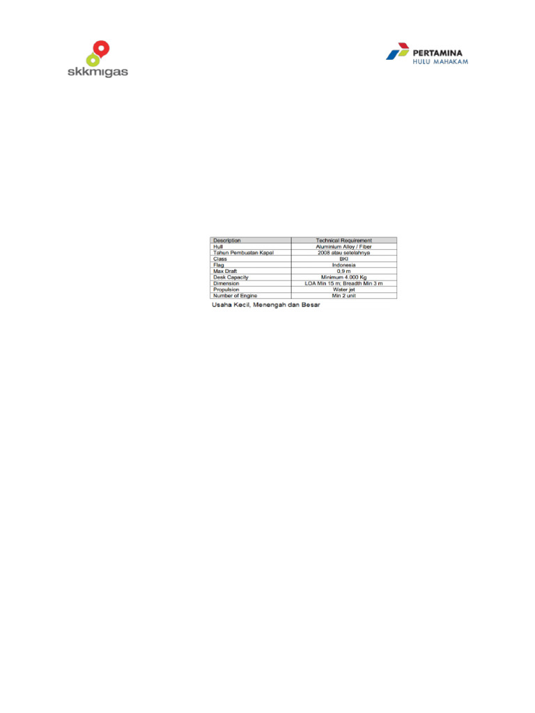 Prakualifikasi Tender Diving Support | PDF