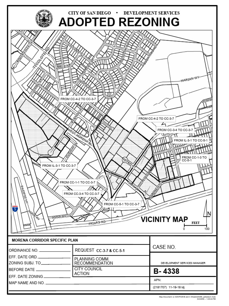 Morena Rezone Map | PDF