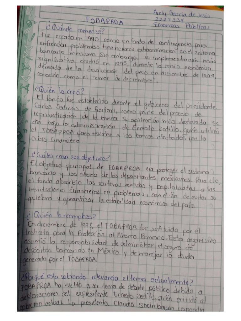 FOBAPROA | PDF
