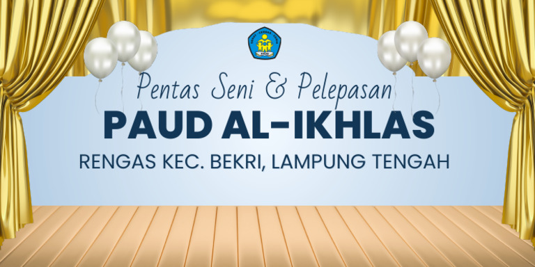 Biru Emas Modern Wisuda Dan Pentas Seni Sekolah Banner - 20250610 ...