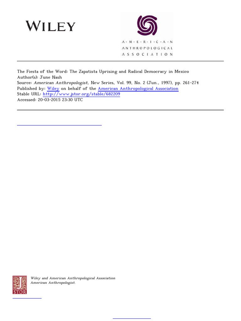 11-The Zapatista Uprising | PDF | Zapatista Army Of National Liberation ...