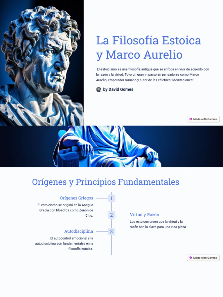 La Filosofia Estoica y Marco Aurelio | PDF | Estoicismo | Virtud