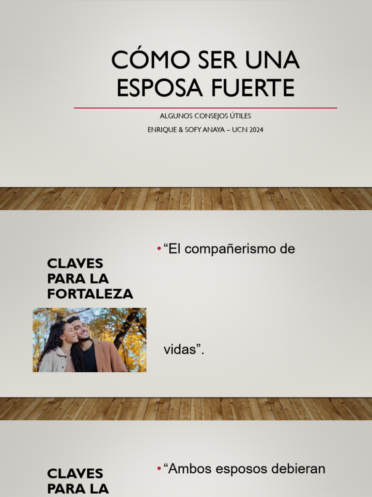 20 Claves para Ser una Esposa Fuerte | PDF