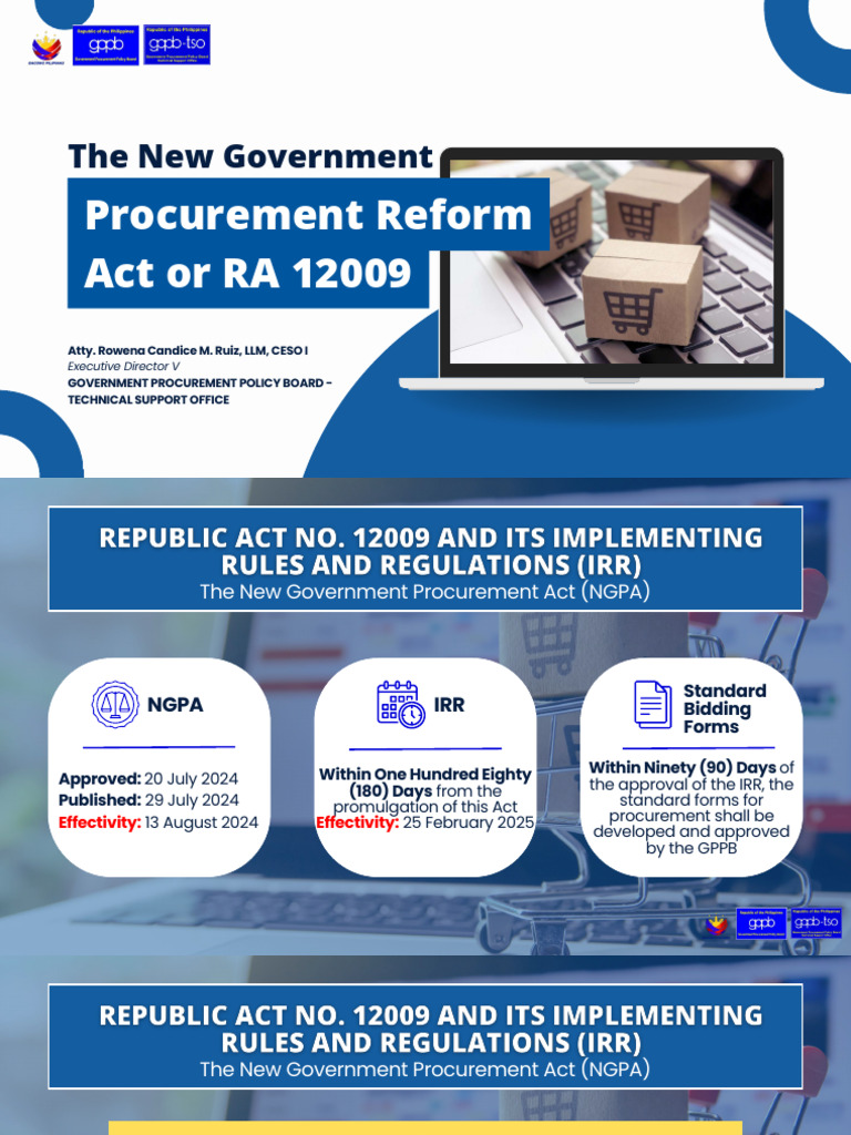 RA 12009: New Procurement Act Overview | PDF | Procurement | Life Cycle ...