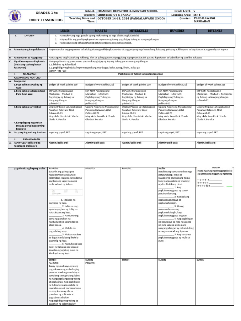 Q2 - Esp 5 - Week2 | PDF
