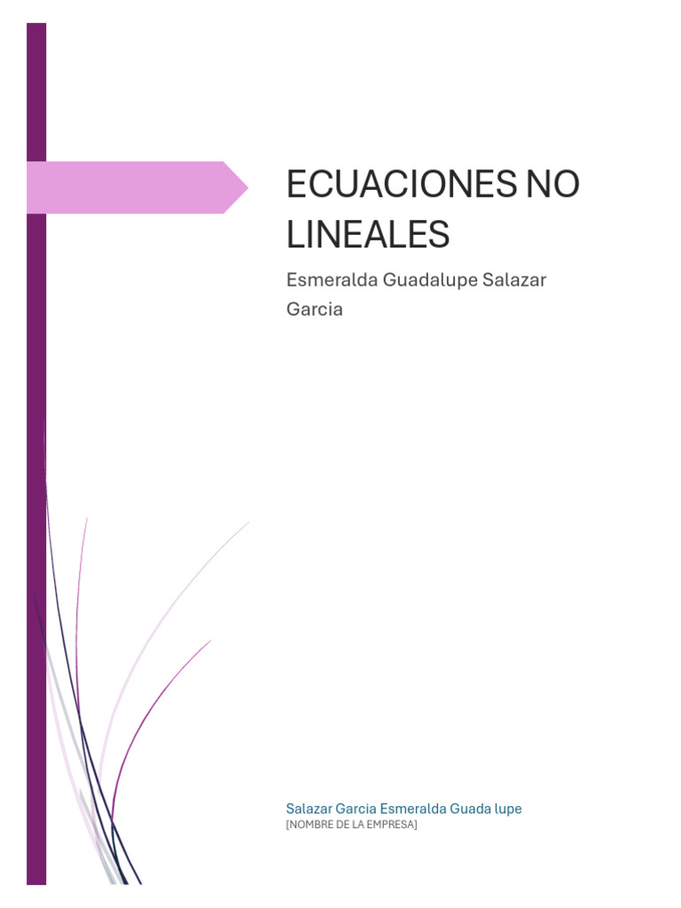 Ecuaciones No Lineales | PDF | Análisis numérico | Matemáticas