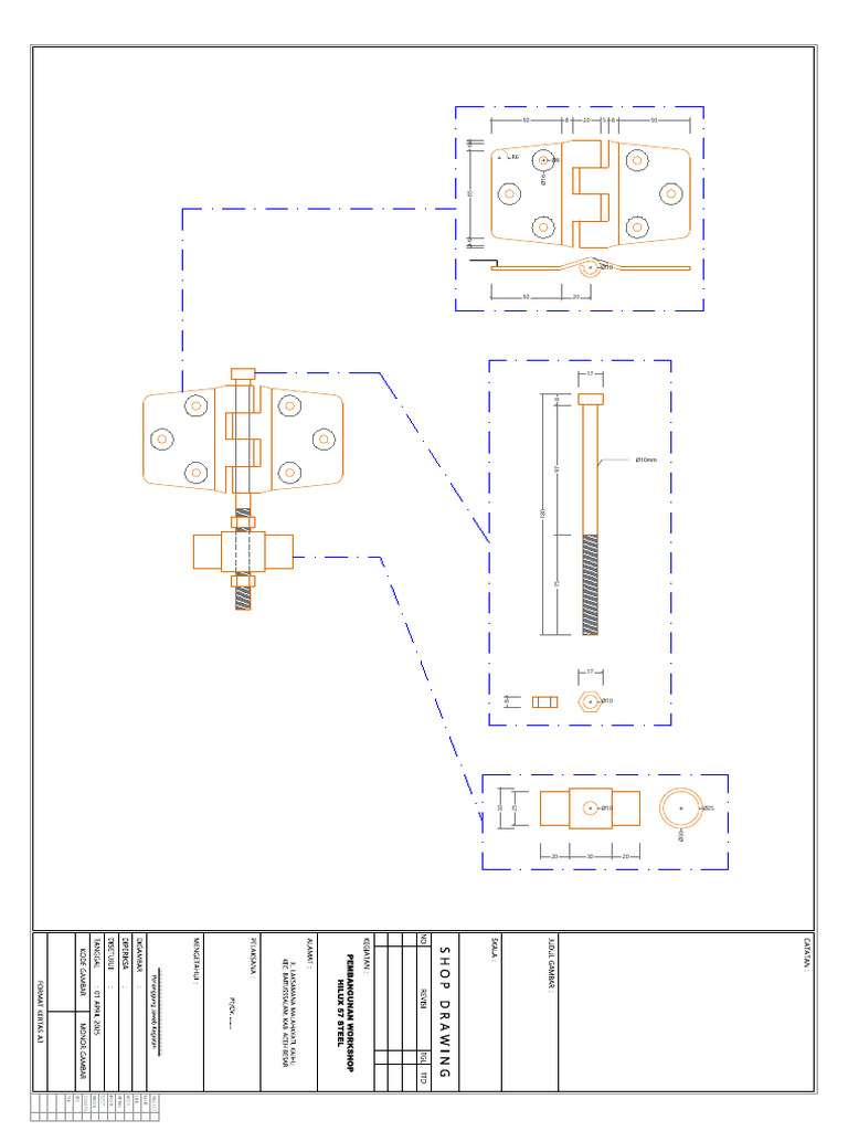 Model Engsel Pintu Press-Model | PDF