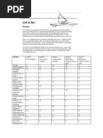 Lost at Sea Scoring Chart Full | PDF