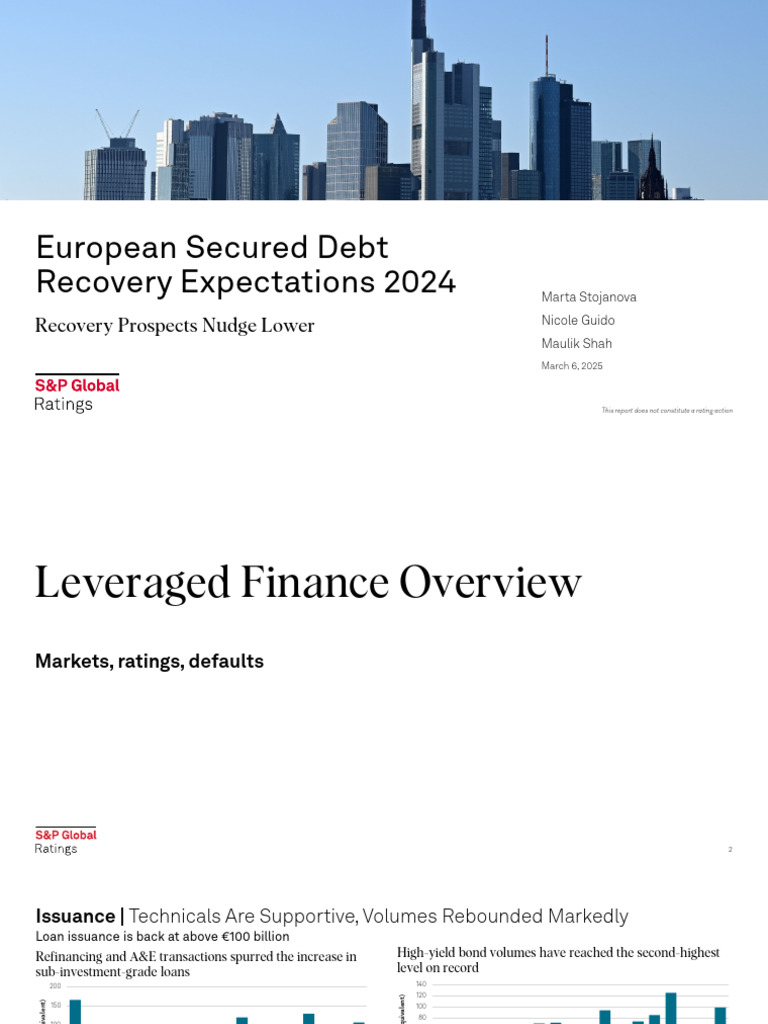 European Secured Debt Recovery Trends 2024 | PDF | Debt | Securitization