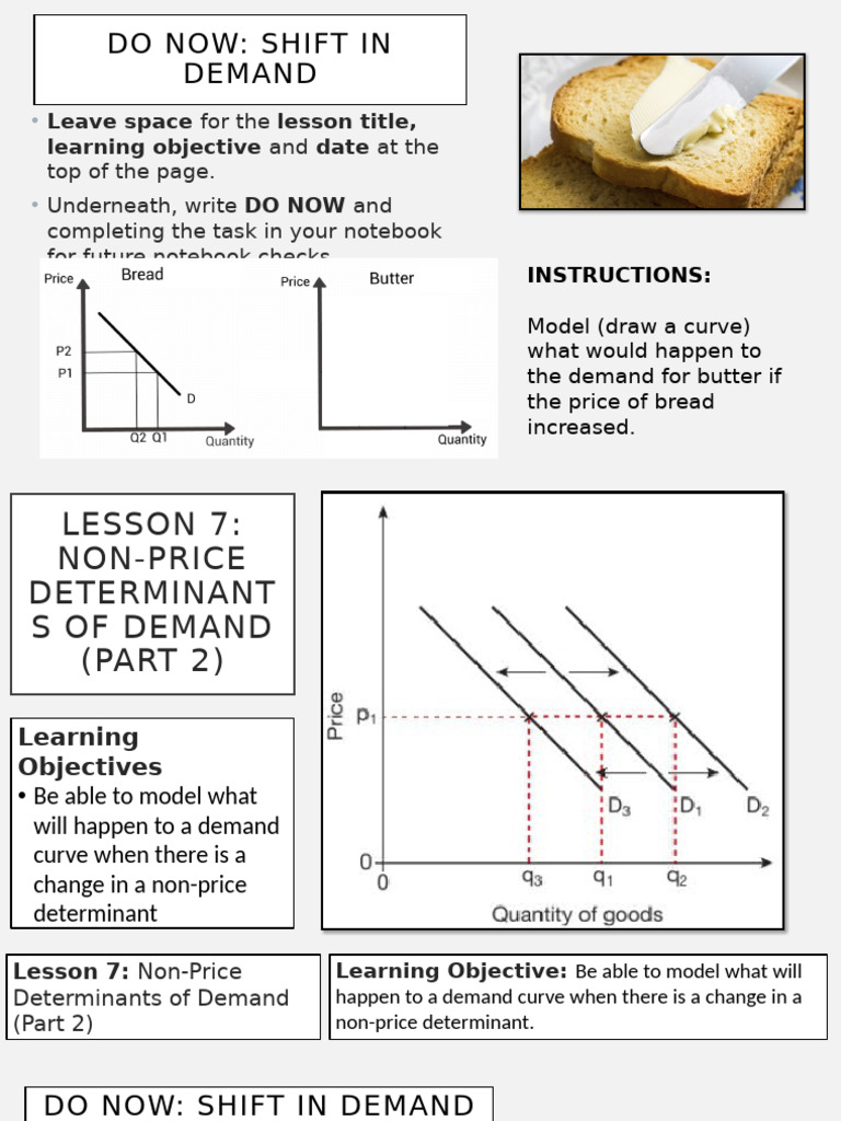 Non-Price Determinants of Demand Explained | PDF | Demand | Demand Curve