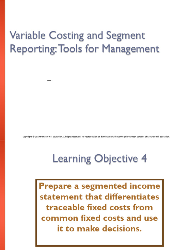 Variable Cost and Segment Reporting | PDF | Business Economics | Business