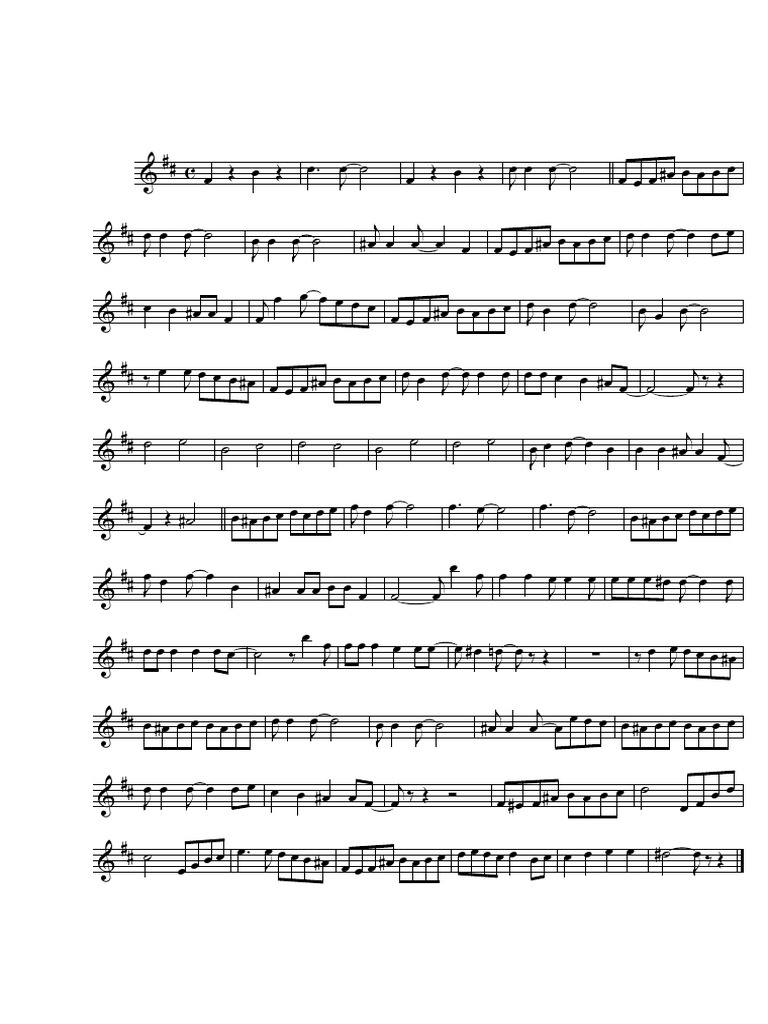 Partition pour Alto Saxophone 2 | PDF