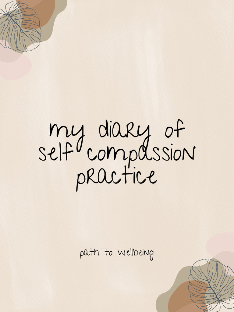 Daily Journal Self Compassion Practice | PDF | Cognitive Science ...