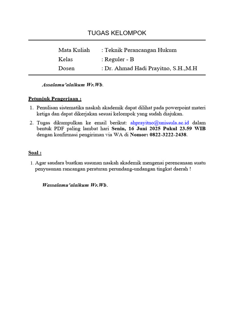 Tugas Kelompok-TPH-B | PDF