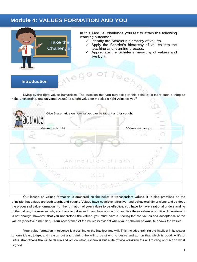 Edel 109 Midterm Module | PDF | Learning | Teachers