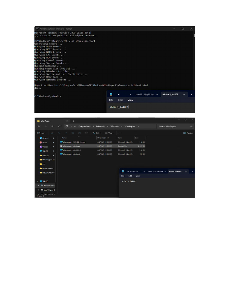 Windows Forensic Nhóm 5 Lab5 | PDF