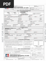 Postal Id Application Form | PDF | Travel Visa | Identity Document