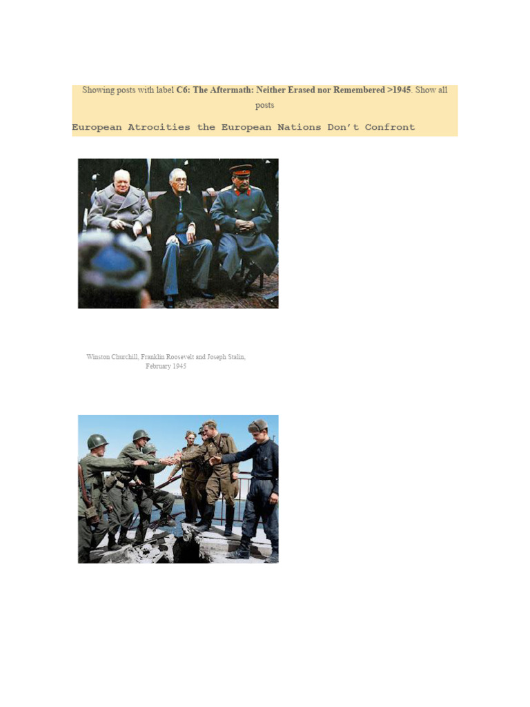 C6 - Stabswache de Euros - C6 - The Aftermath - Neither Erased Nor ...