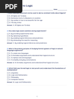 @StarTutorials ? Logic Chapter 2 Part 1 Practice Questions | PDF ...