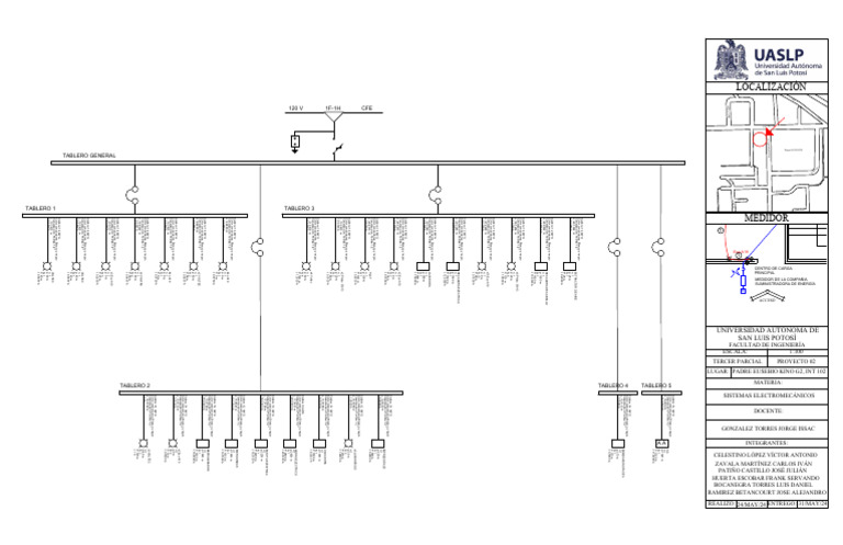 p03 Plano-Diagrama Unifilar | PDF