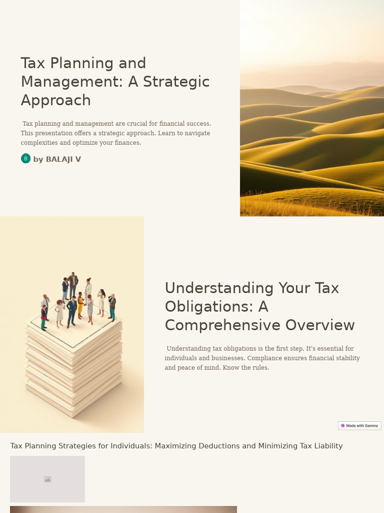 Tax Planning And Management A Strategic Approach 2 Pdf