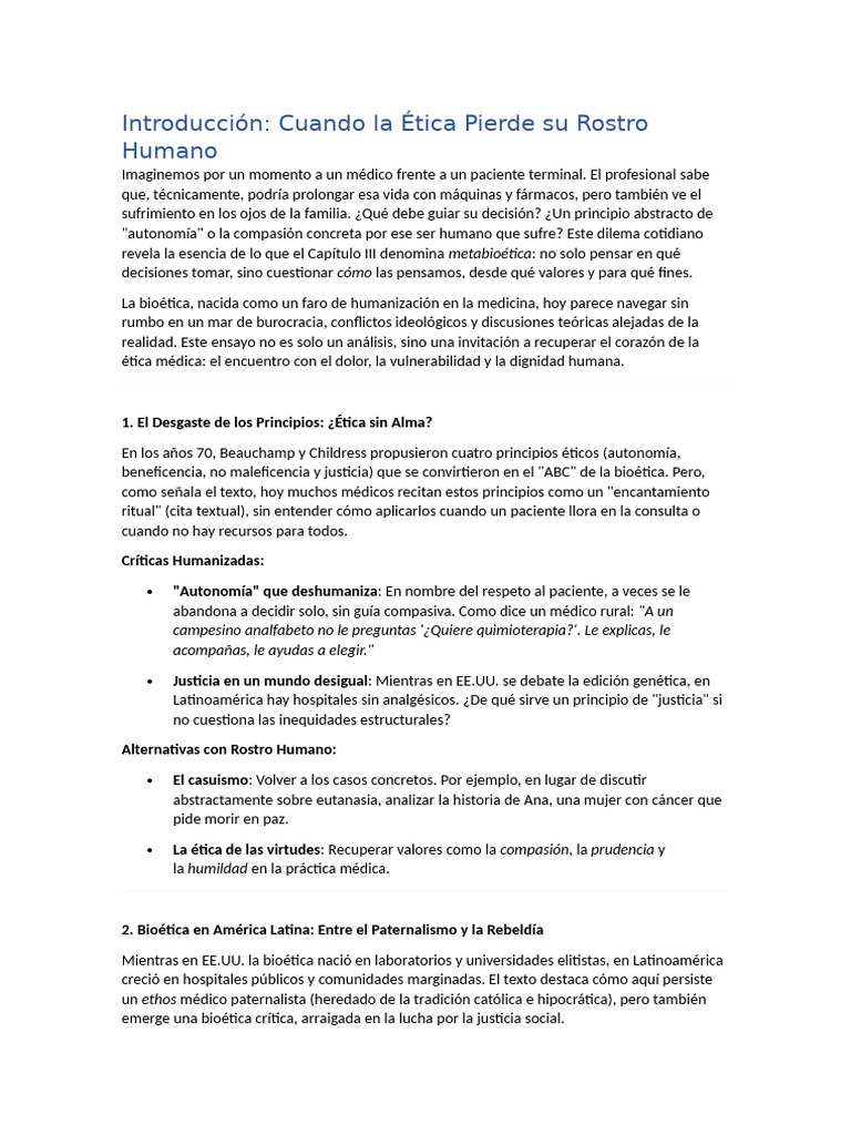 Parte 3 | PDF | Bioética