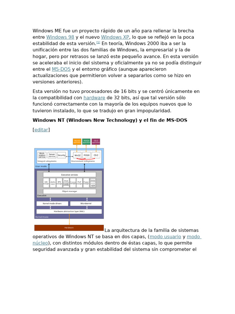 Windows ME Fue Un Proyecto Rápido de Un Año para Rellenar La Brecha Entre | PDF | Microsoft ...