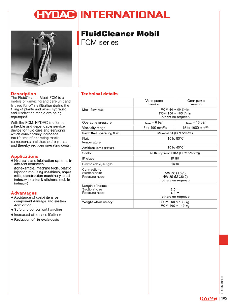 FCM Datasheet | PDF