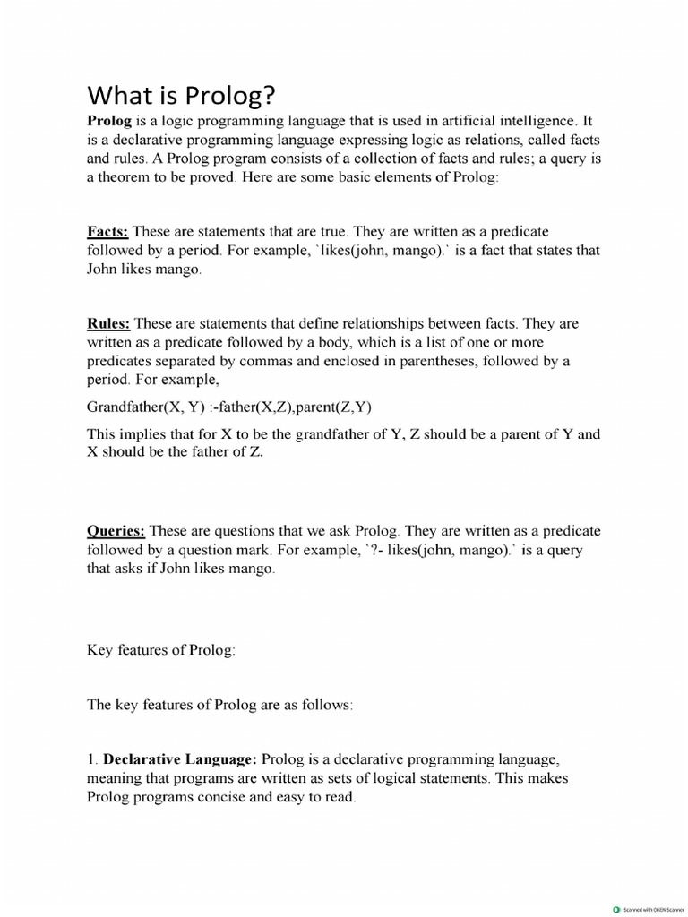 Prolog Lab Manual | PDF