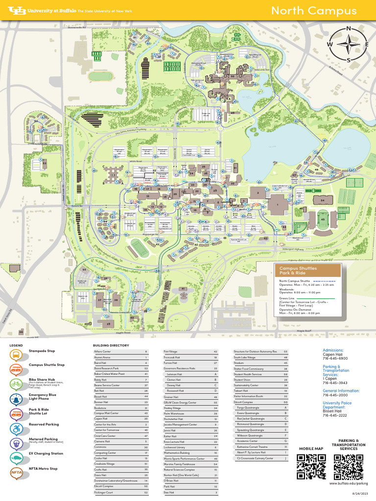 North Campus Parking Map 11x17 | PDF