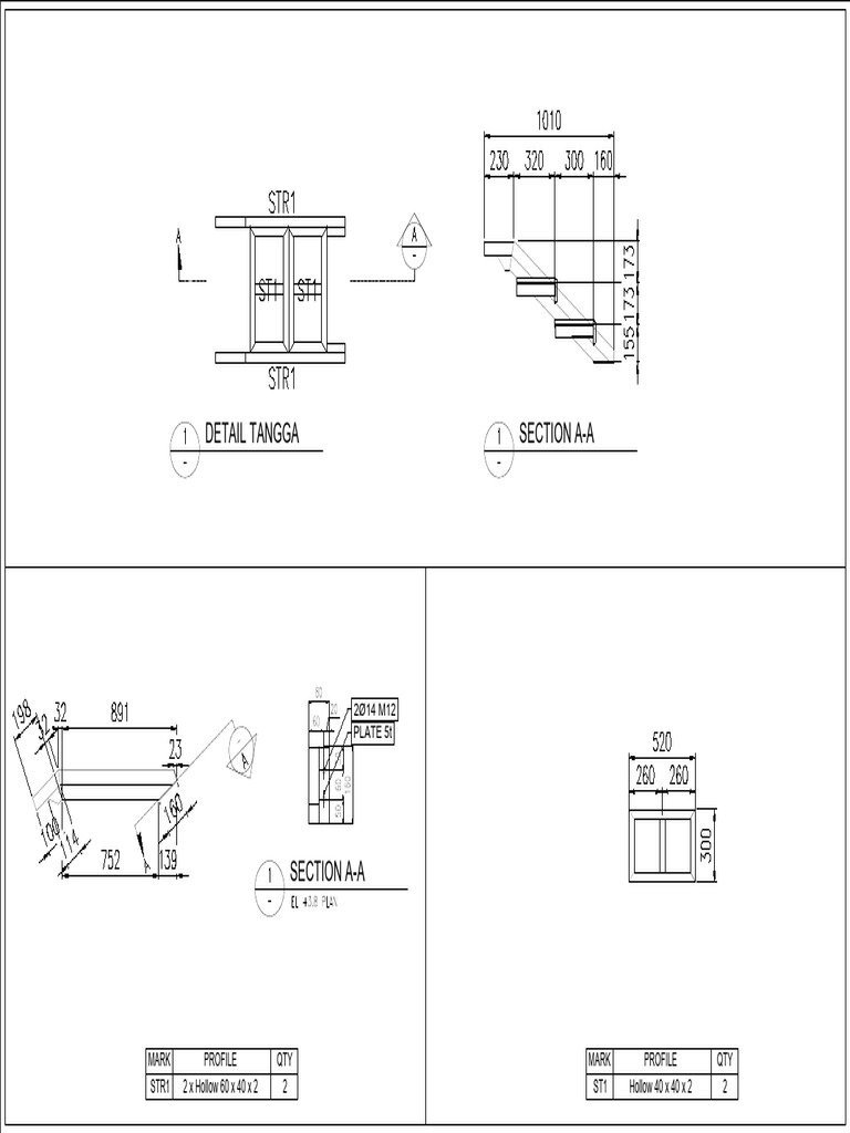 Shope Drawing Tangga | PDF