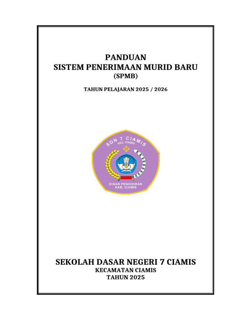 Jilid Program SPMB 25 | PDF