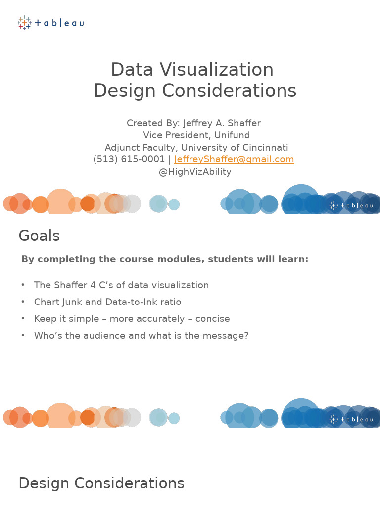 4.3 Presentation - Class Data Visualization Design Considerations | PDF ...