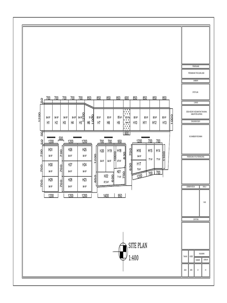 Siteplan Quimland Model | PDF