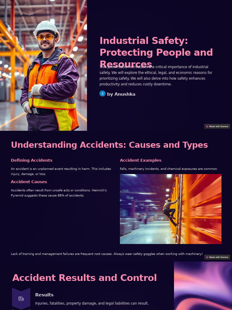 Industrial Safety Protecting People and Resources | PDF | Safety ...