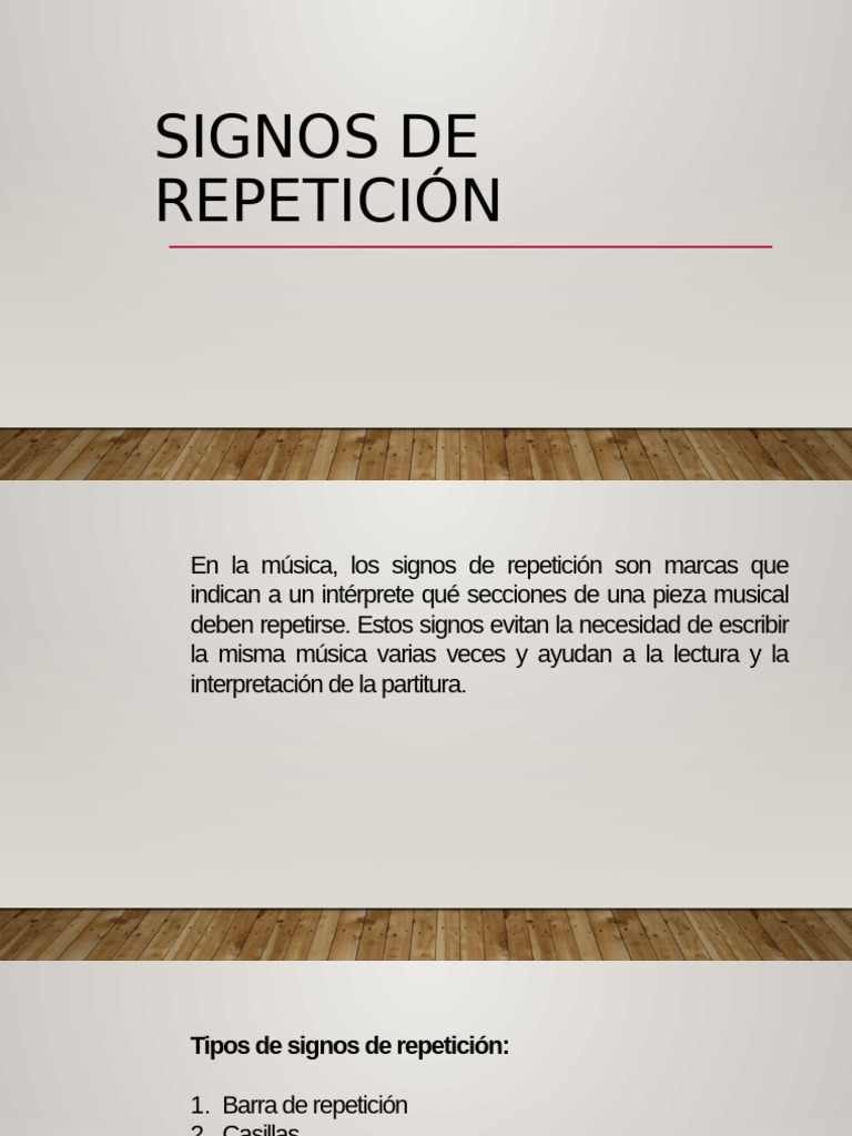 Signos de Repetición Musical | PDF | Notación musical | Teoría musical