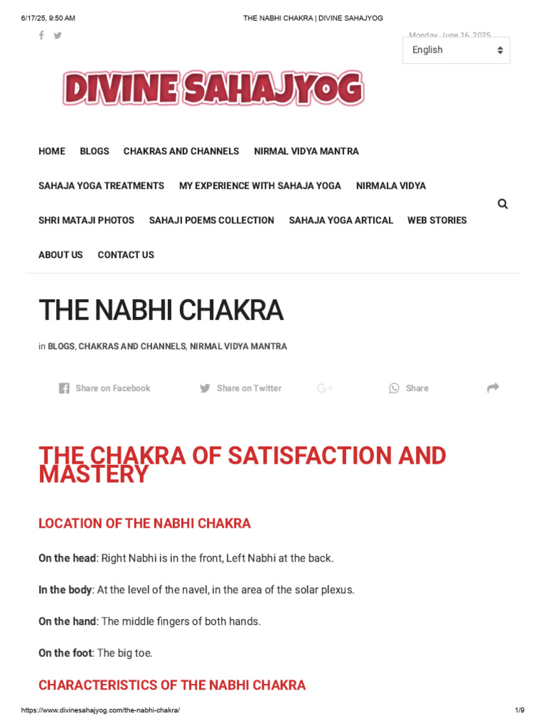 Understanding the Nabhi Chakra Benefits | PDF | Chakra