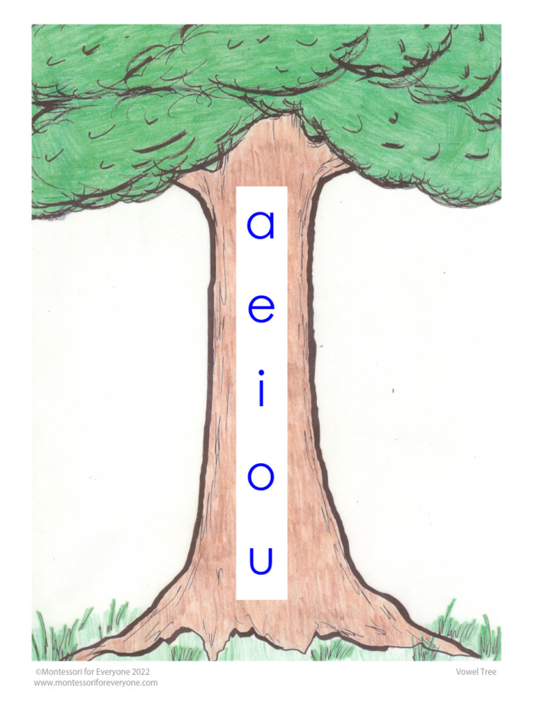 Vowel Tree Blue | PDF