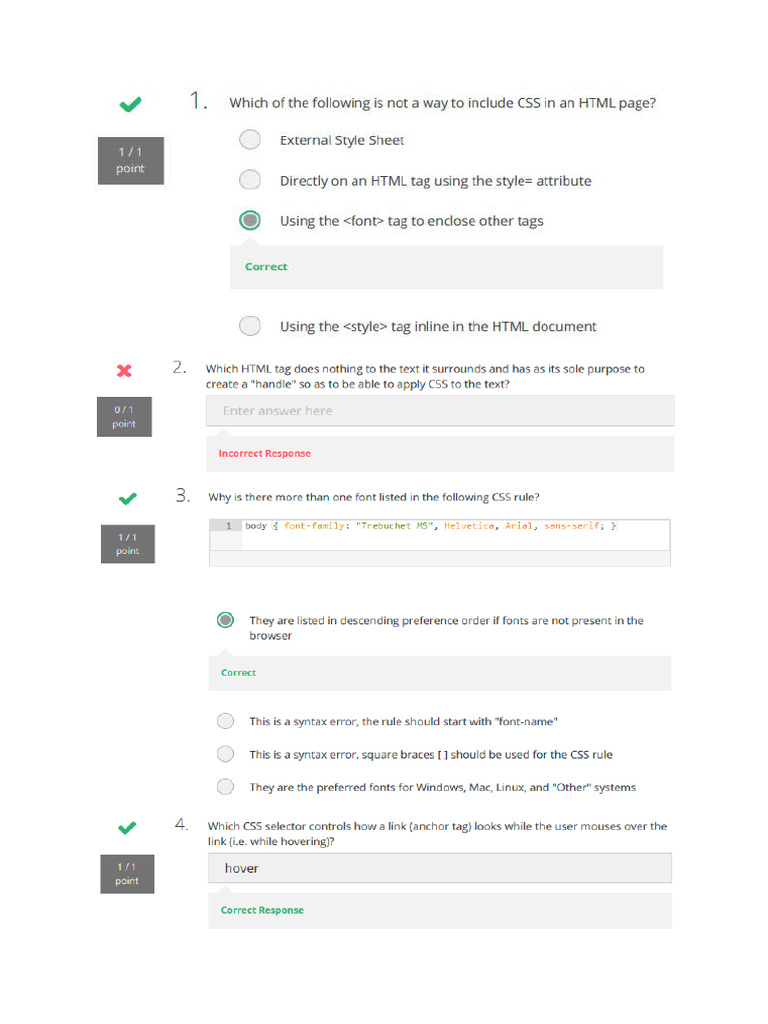 Quiz | PDF