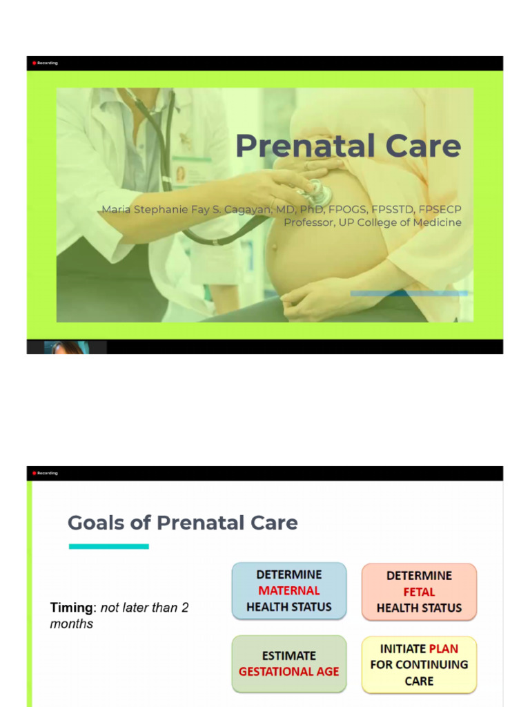 Prenatal Care | PDF