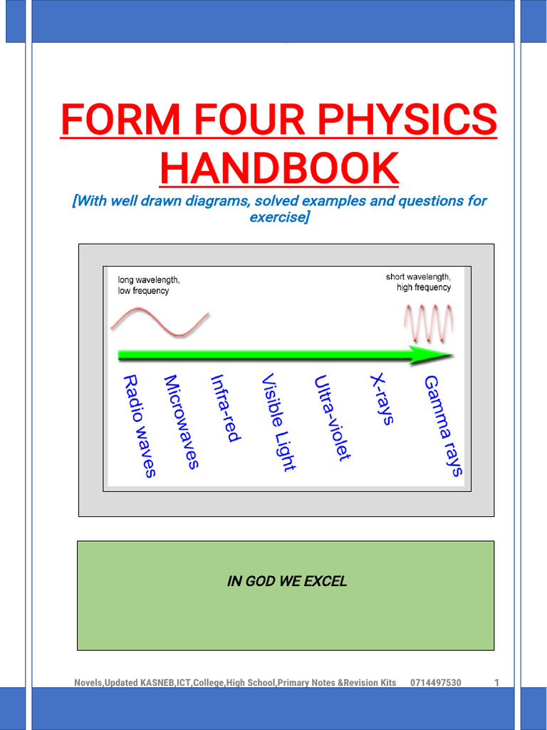 Form Four Physics Handbook: Lenses & Optics | PDF