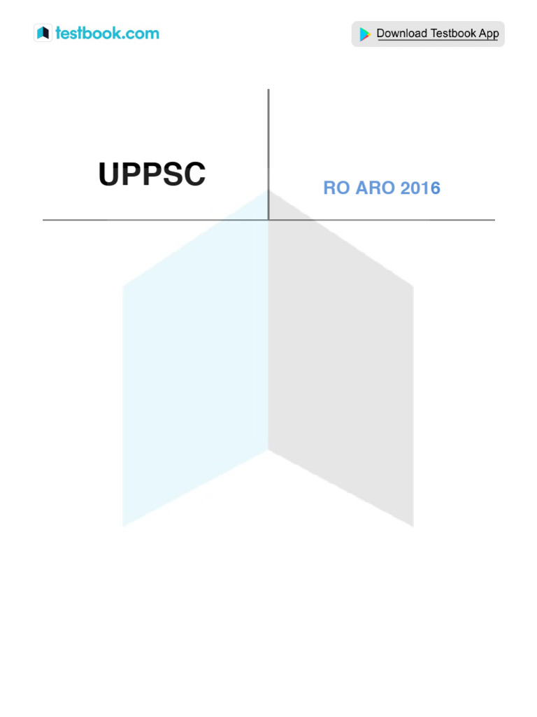 Uppsc Ro Aro 2016 English | PDF