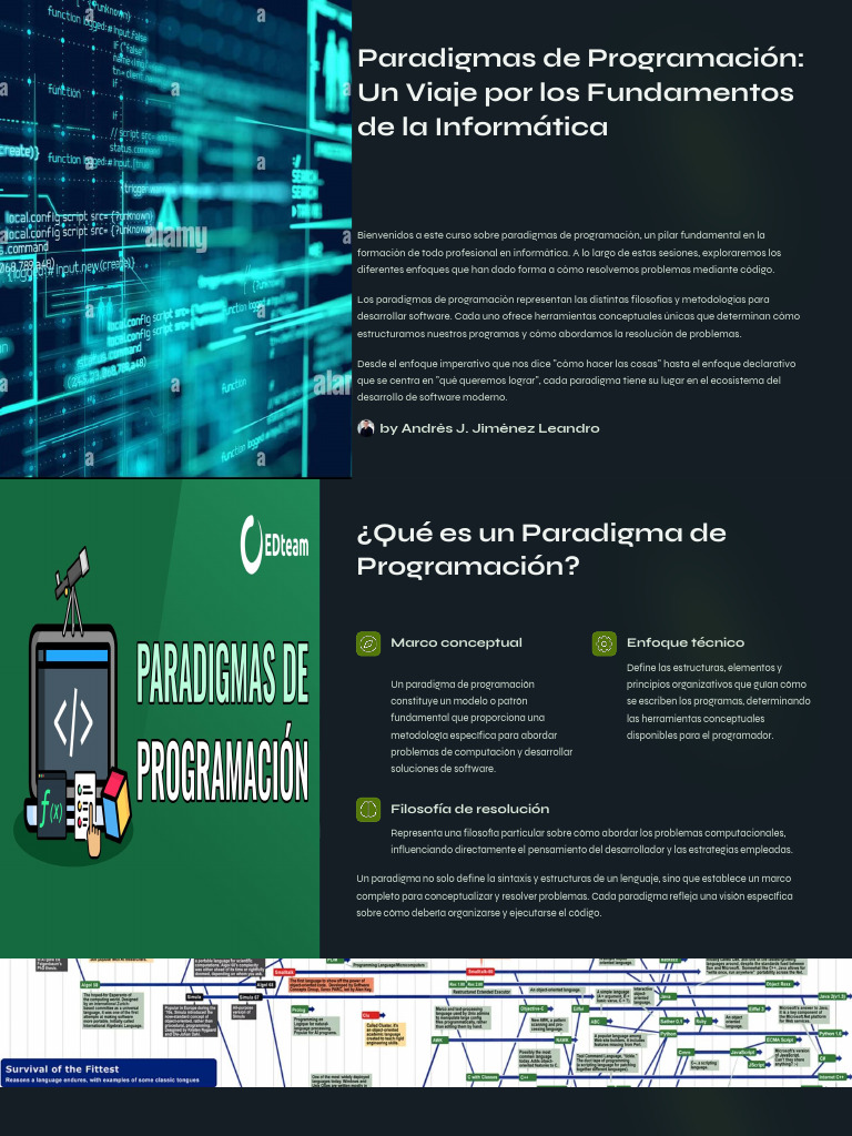 06 Paradigmas de Programacion Un Viaje Por Los Fundamentos de La Informatica | PDF | Lenguaje de ...