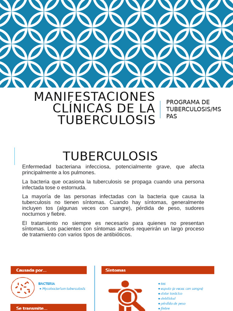 Programa de Tuberculosis 2 | PDF | Tuberculosis | Resfriado comun